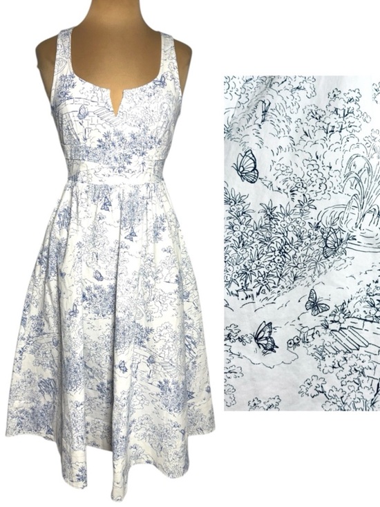 cinq a sept | Dresses | Cinq Sept Ebba Butterfly Garden Toile Midi ...